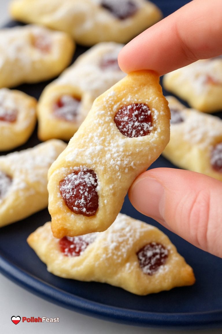 Traditional Kolaczki Recipe (Polish Jam Cookies)