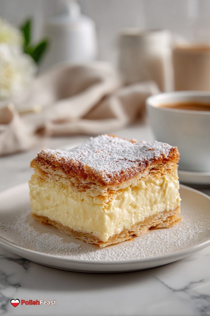 Polish Kremówka Papieska Recipe (Papal Cream Cake)