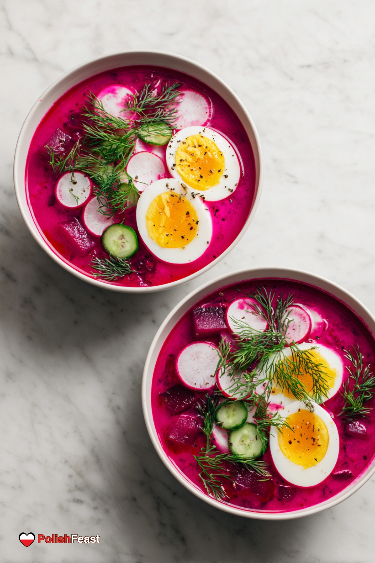Polish Chłodnik Litewski – Refreshing Cold Beet Soup