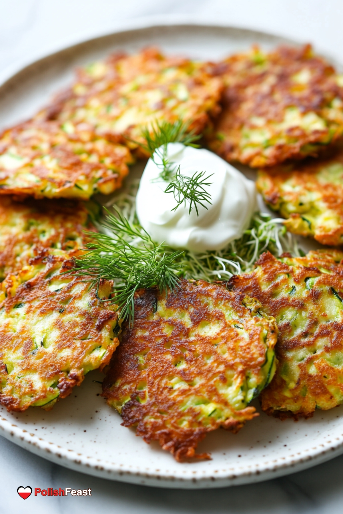 Polish Crispy Zucchini Pancakes Recipe - Polish Feast