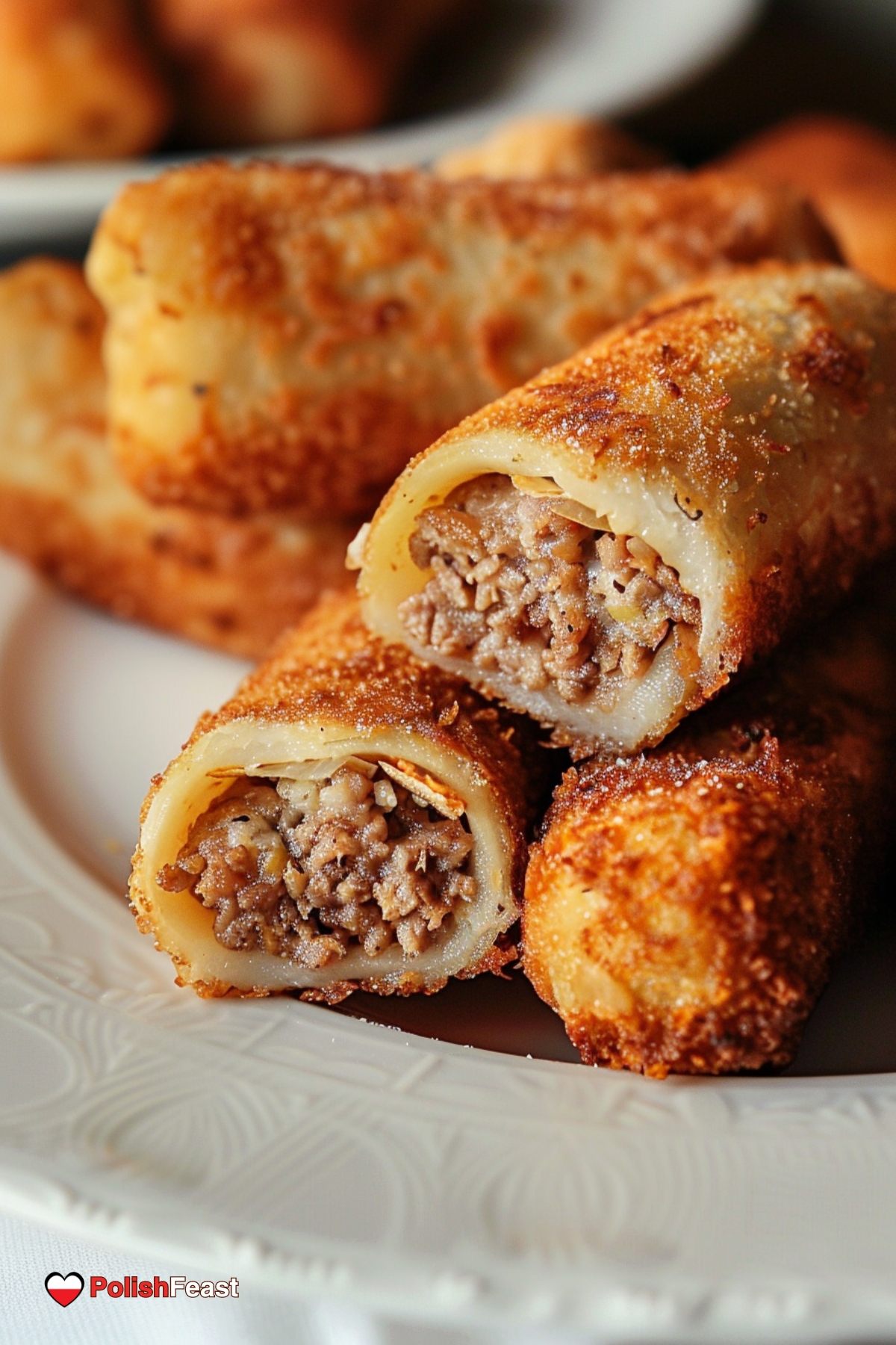 Crispy And Savory: Traditional Polish Croquettes With Meat