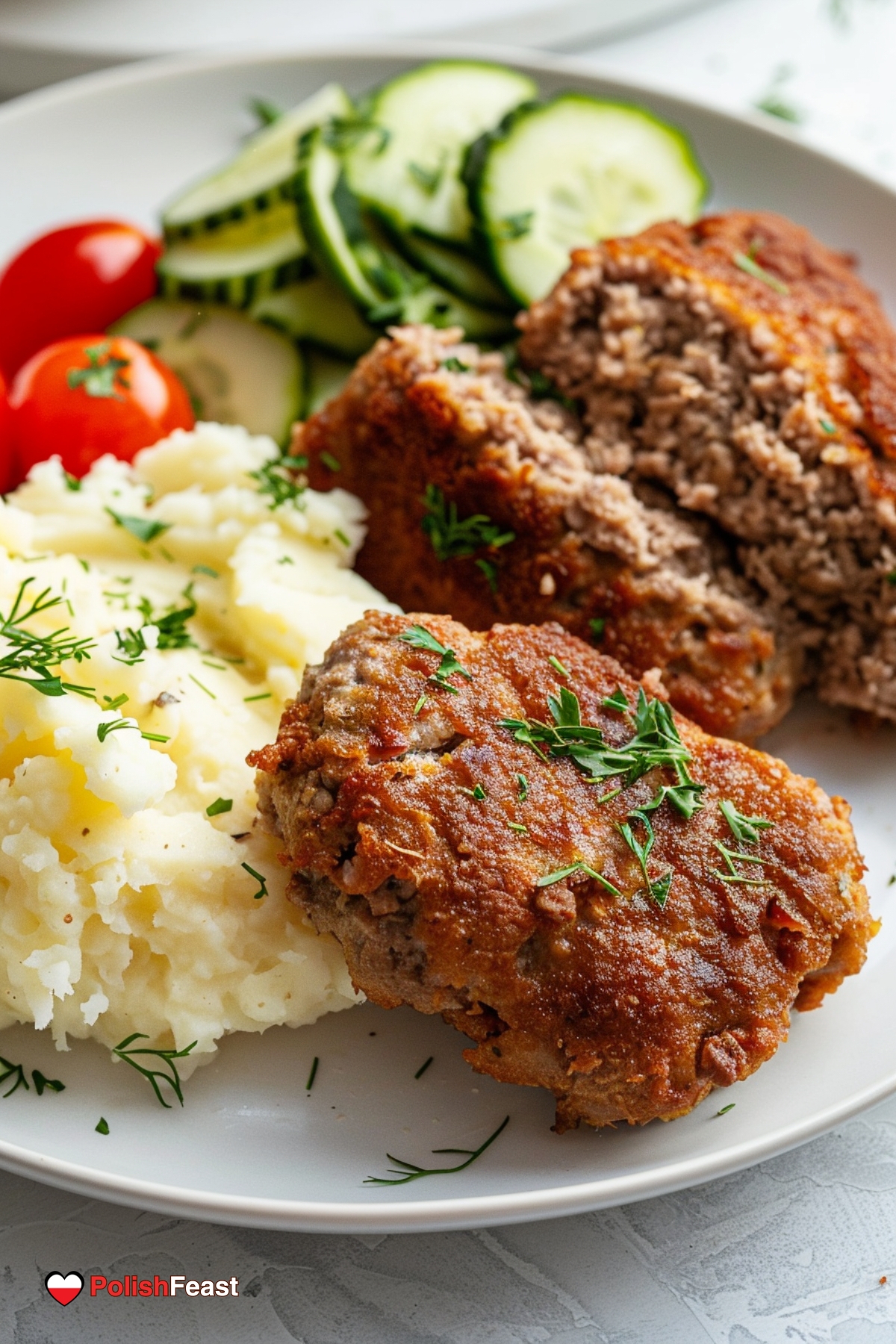 Polish Meatballs/ Meat Patties Recipe - (Kotlety Mielone)