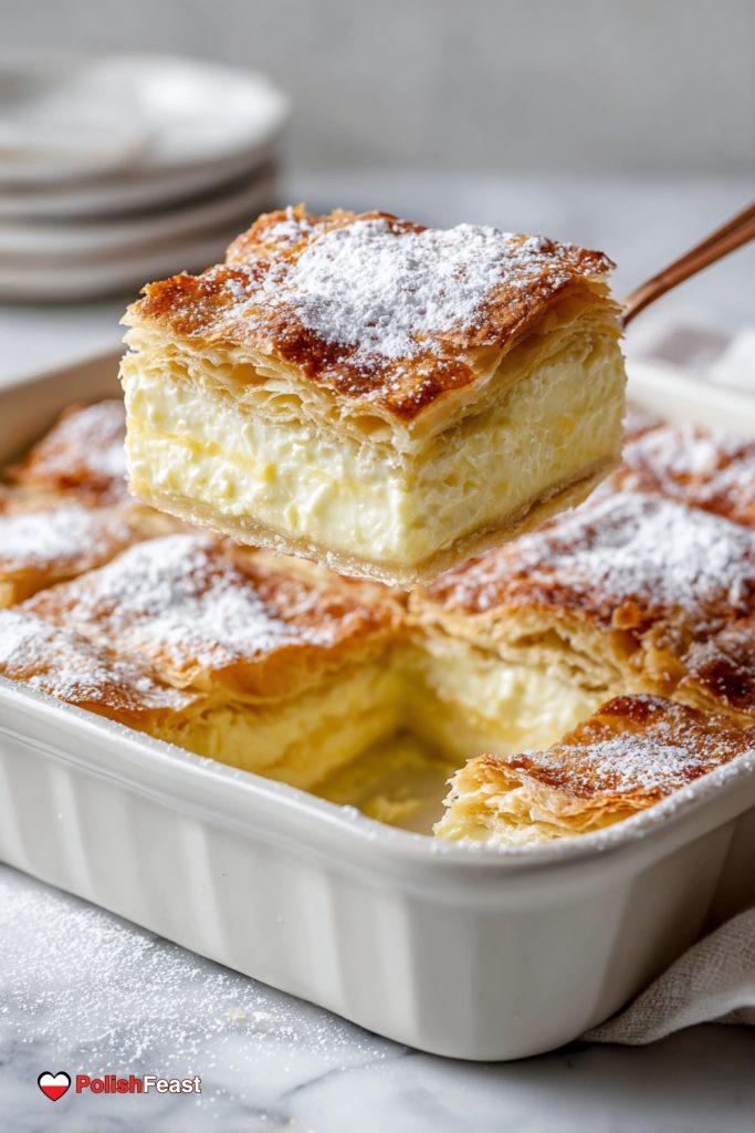 Polish Kremówka Papieska Recipe (Papal Cream Cake)