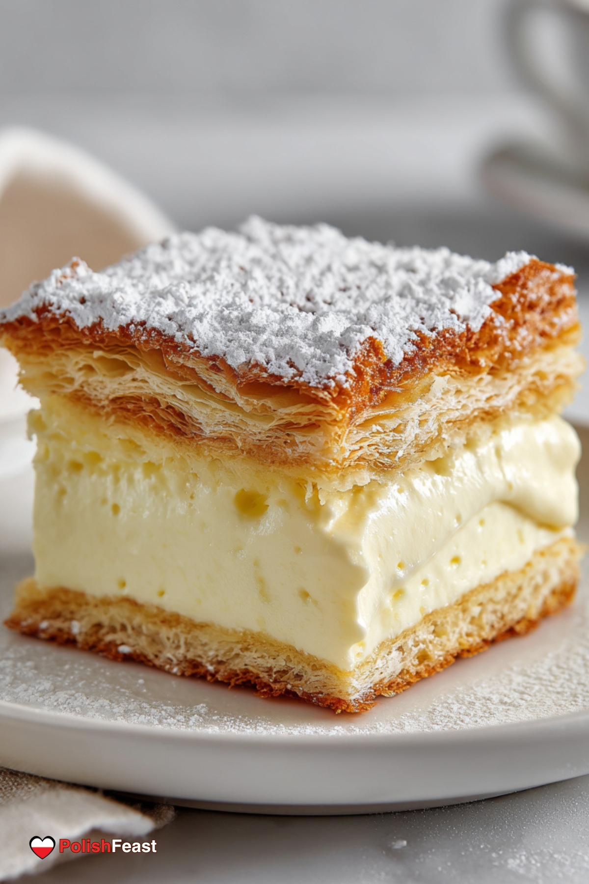 Polish Kremówka Papieska Recipe (Papal Cream Cake)