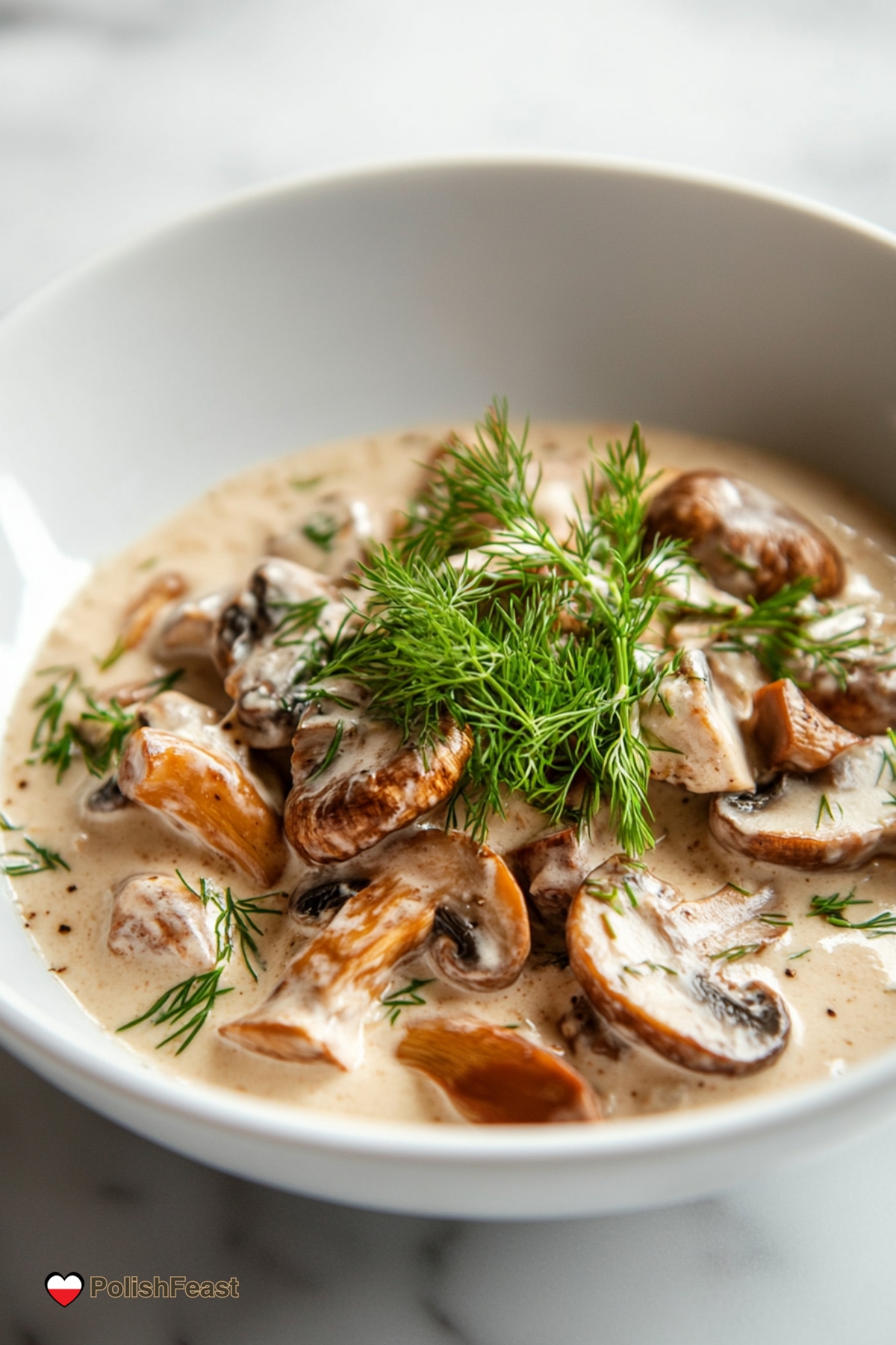 The Best Creamy Polish Mushroom Sauce (Sos Grzybowy)
