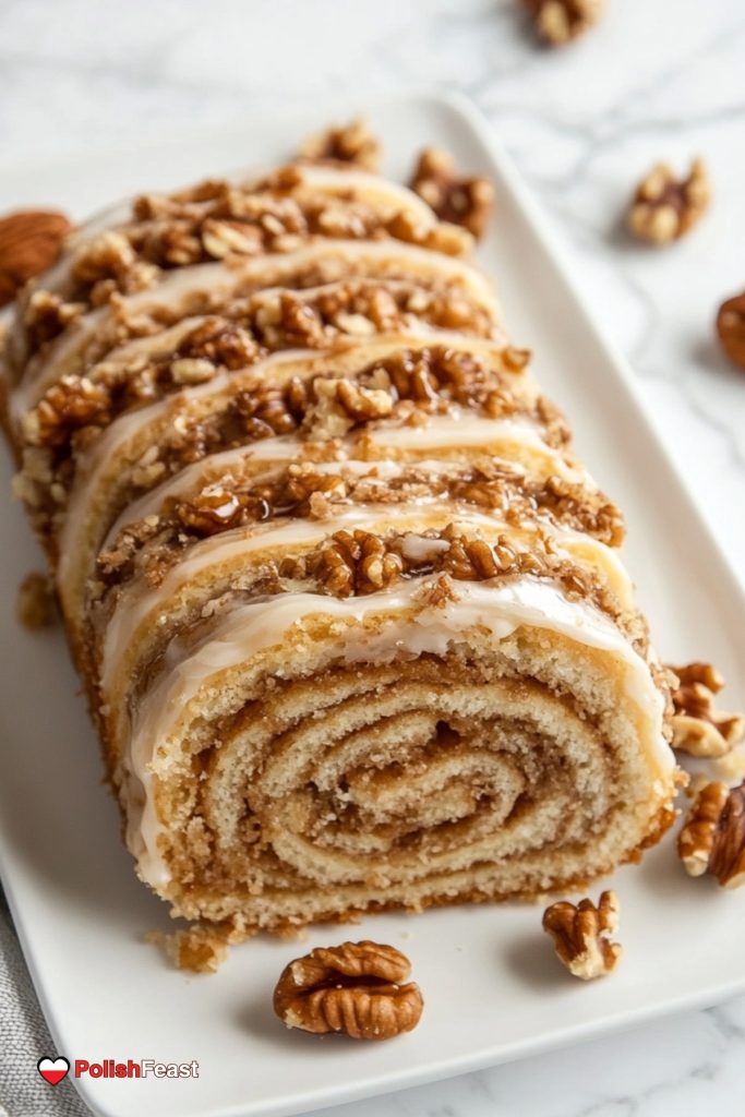 Traditional Polish Nut Roll Recipe (Rolada Orzechowa)