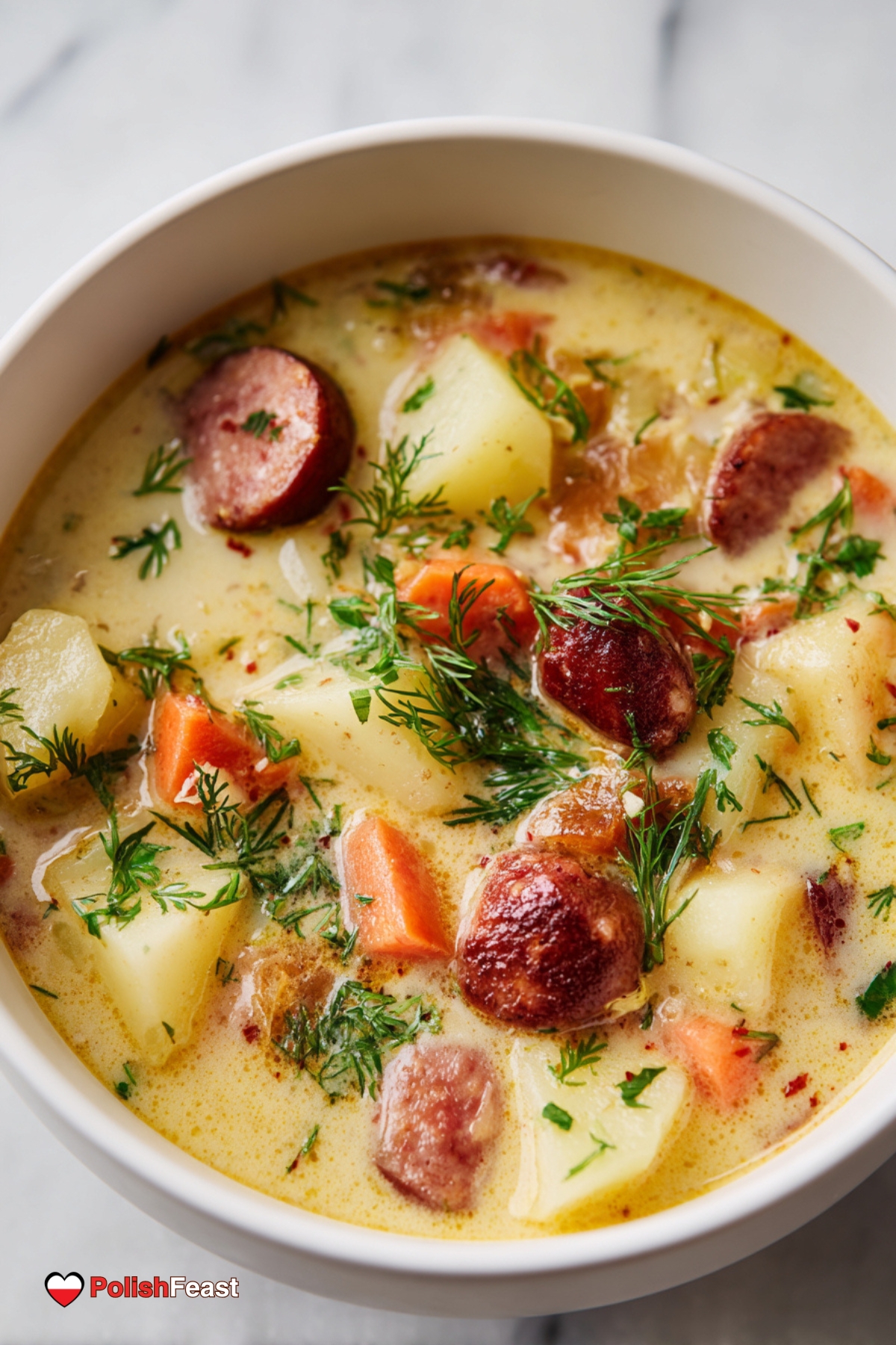 Authentic Polish Potato Soup (Zupa Ziemniaczana) Recipe