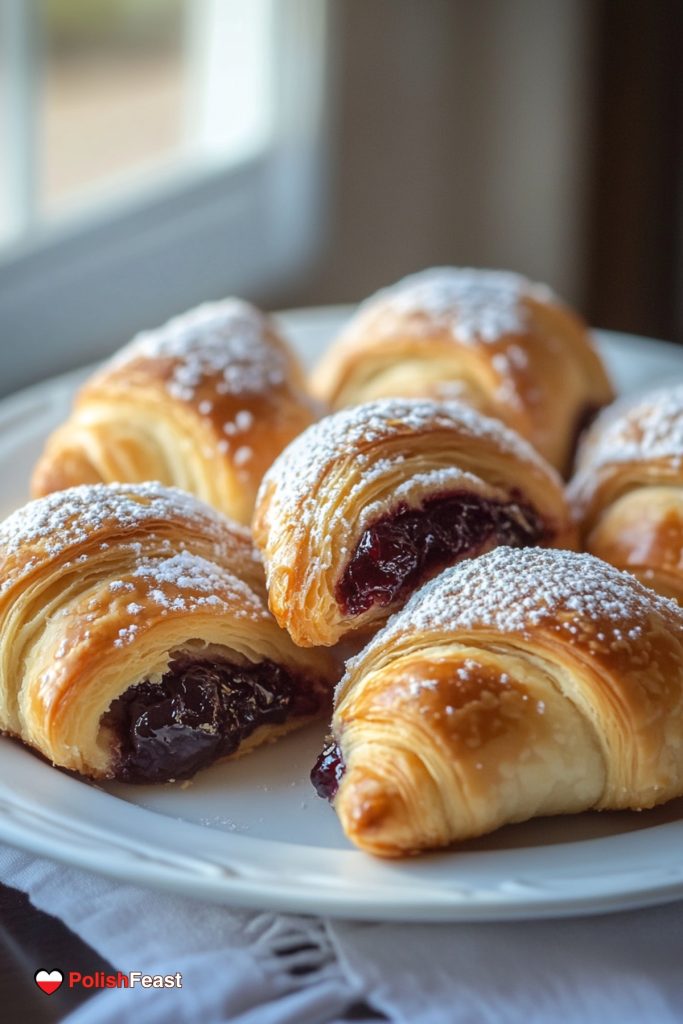 Polish Rogaliki With Jam Recipe (Rugelach) - Polish Feast
