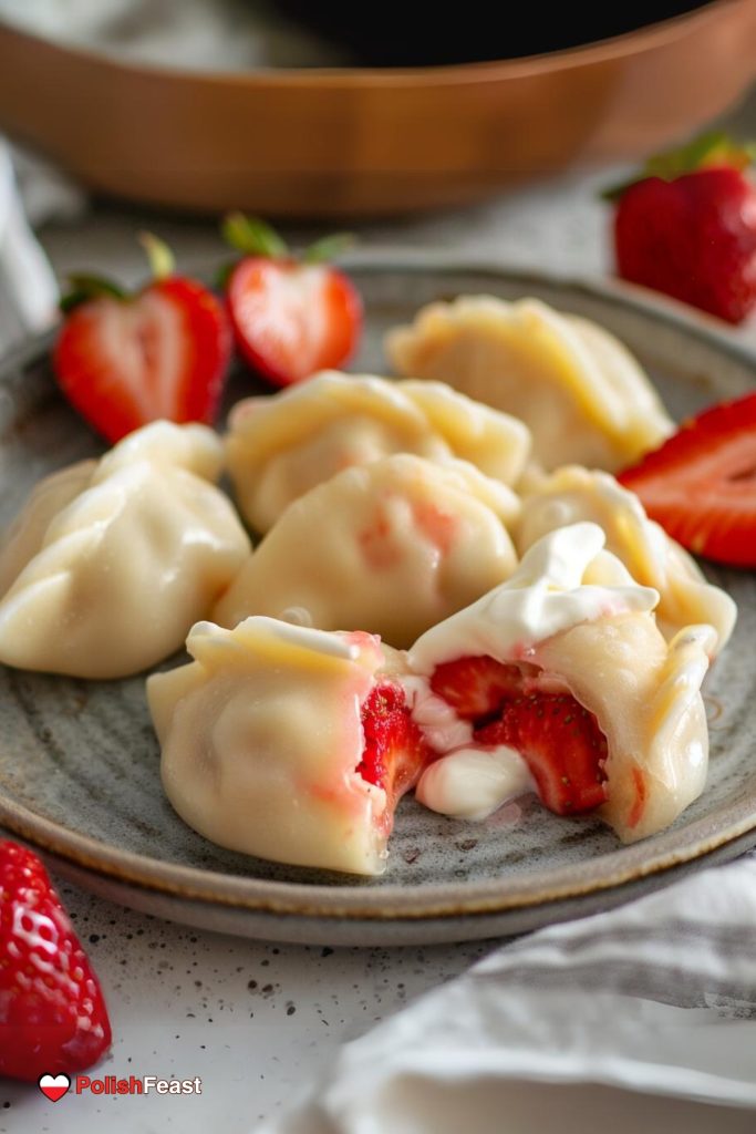 Polish Strawberry Pierogi Recipe - Polish Feast