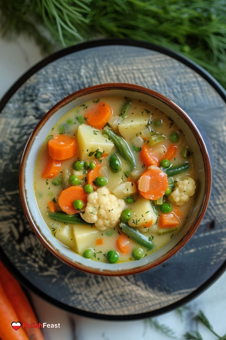 Zupa Jarzynowa - Polish Vegetable Soup Recipe - Polish Feast