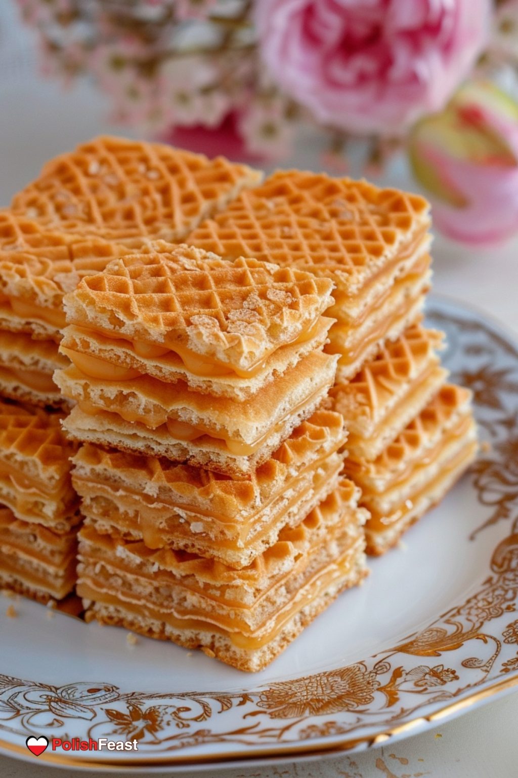 Polish Wafer Bars Recipe (Andruty) - Polish Feast