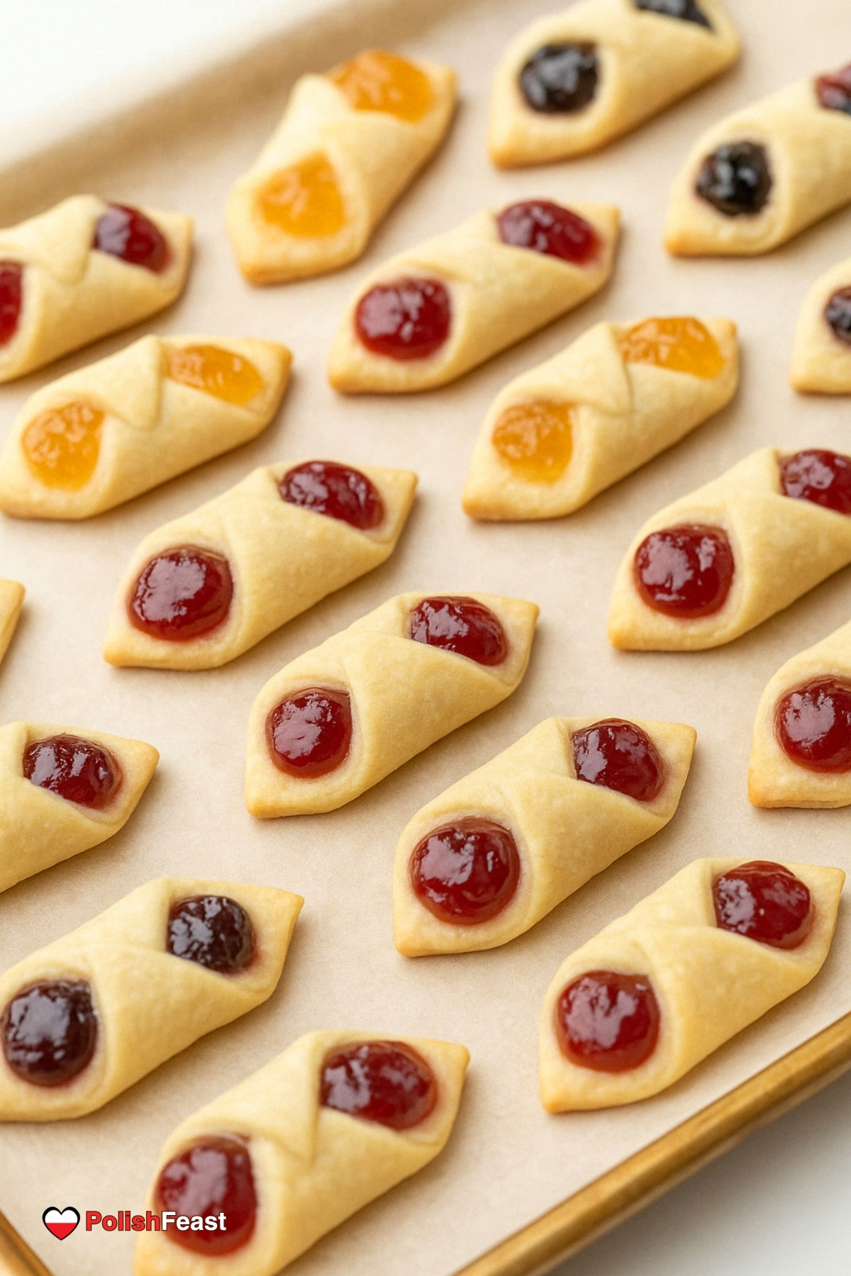 Traditional Kolaczki Recipe (Polish Jam Cookies)