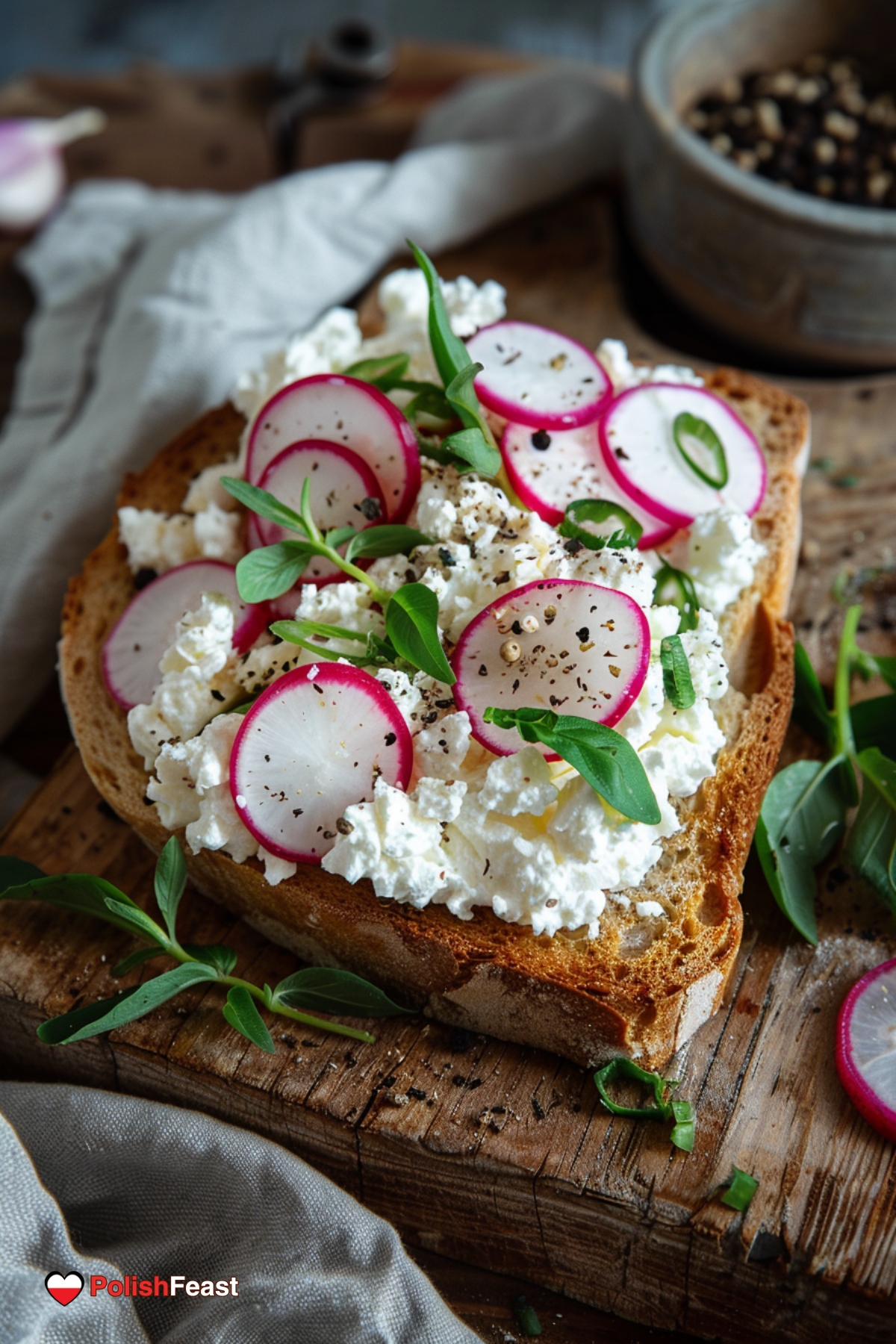 Polish Open Faced Sandwich - Kanapki Recipe