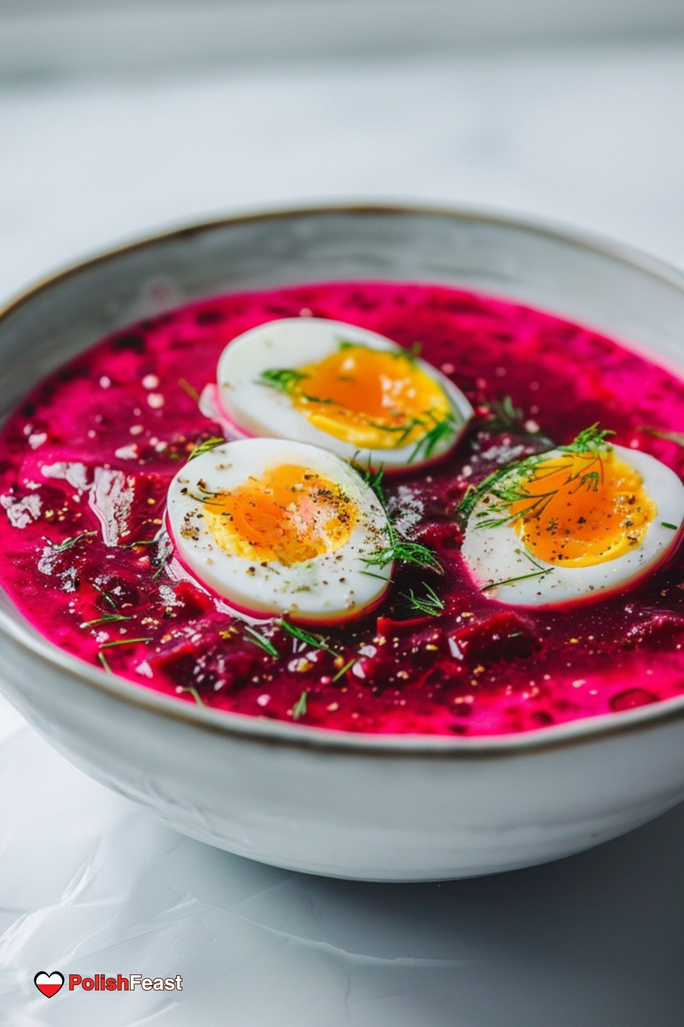 Traditional Polish Botwinka (Young Beet Soup) - Polish Feast