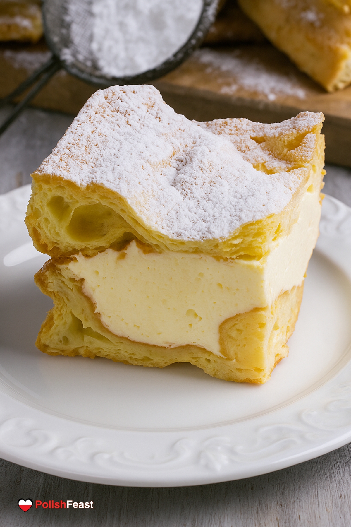 Traditional Karpatka Recipe (Polish Carpathian Cream Cake)